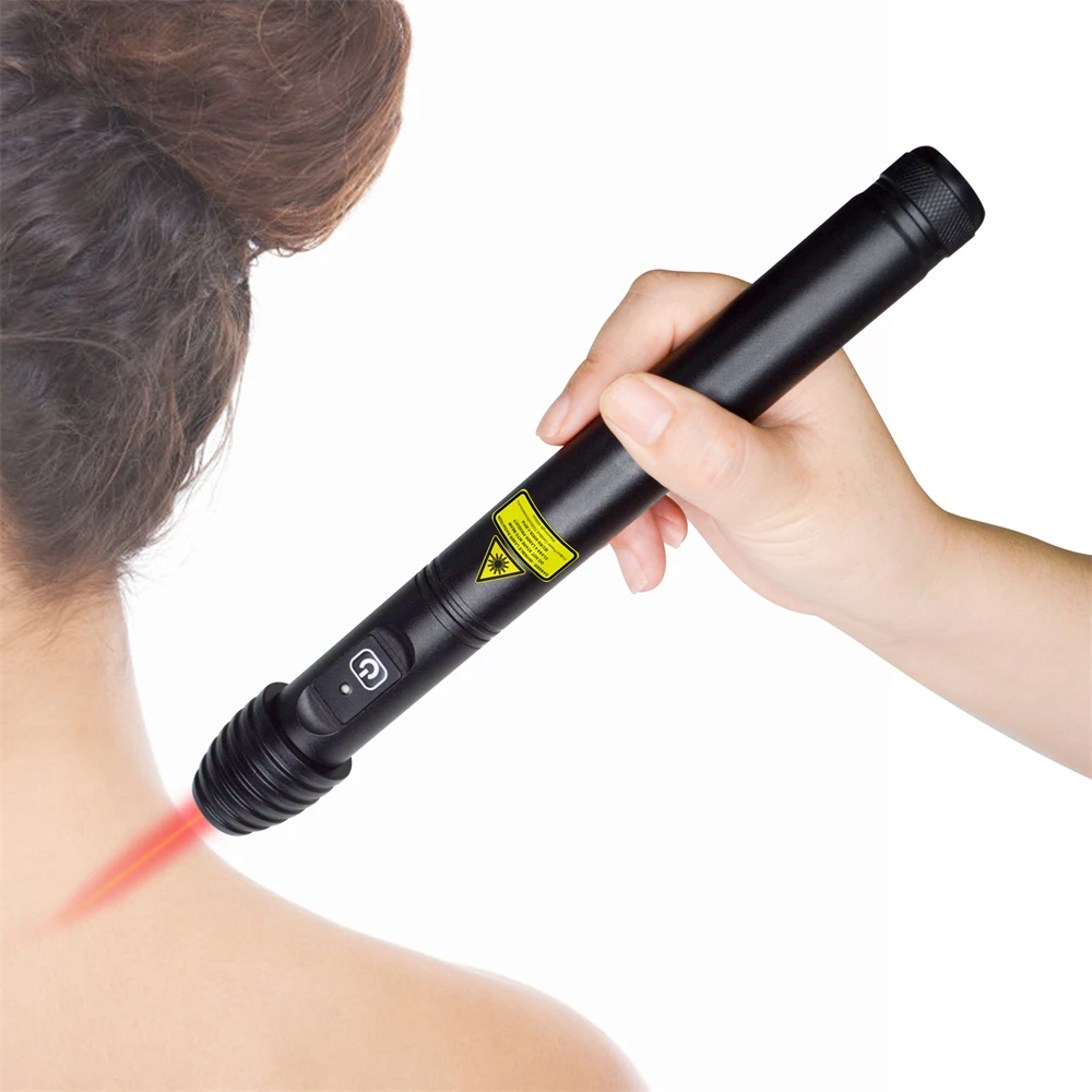 ZJKC-100mW-Laser-Pointer-Pen-808nm-Portable-for-Wound-Injuries-Blisters-Joint-Pain-Pet-Cold ...