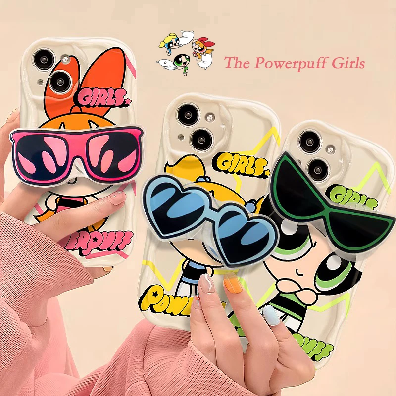 Powerpuff-Girls-Glasses-Stand-Case-for-Samsung-Galaxy-S23-S22-Ultra ...