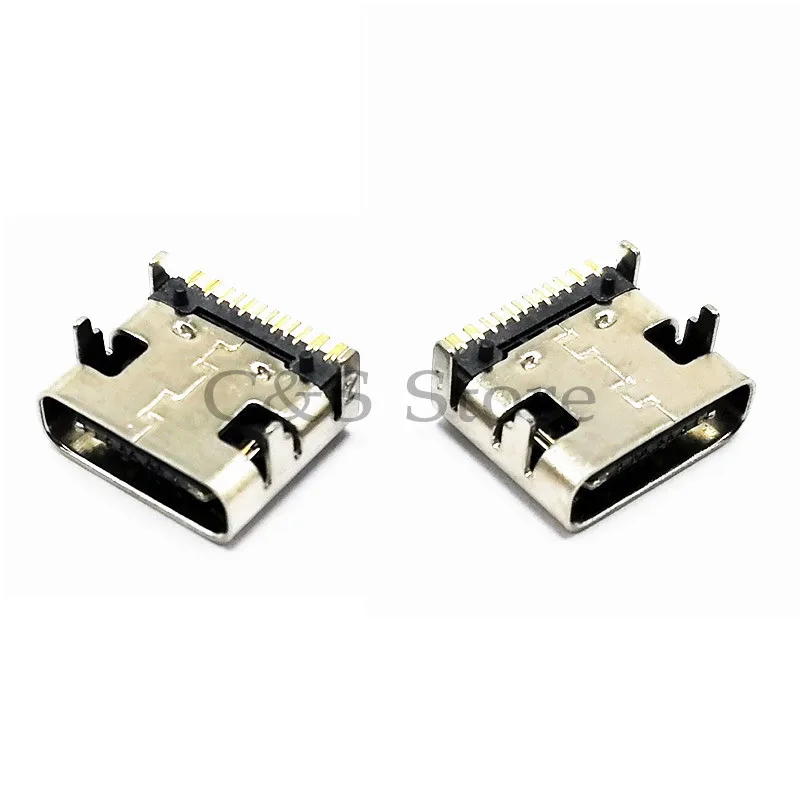 Conectores-Micro-USB-tipo-C-USB-3-1-Conector-de-Puerto-hembra-16-pines ...