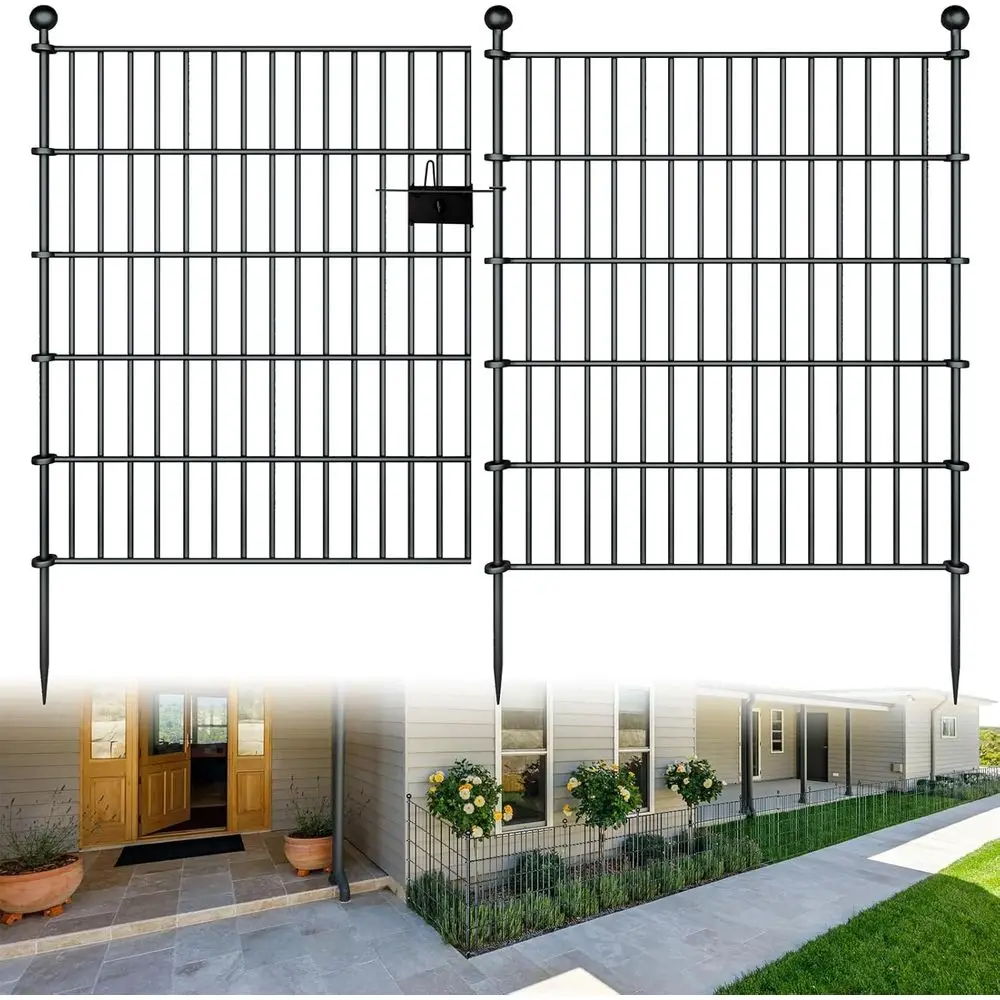 10 Panels Garden ence Dog ence Outdoor or Yard,32in H x 23.6t L ...