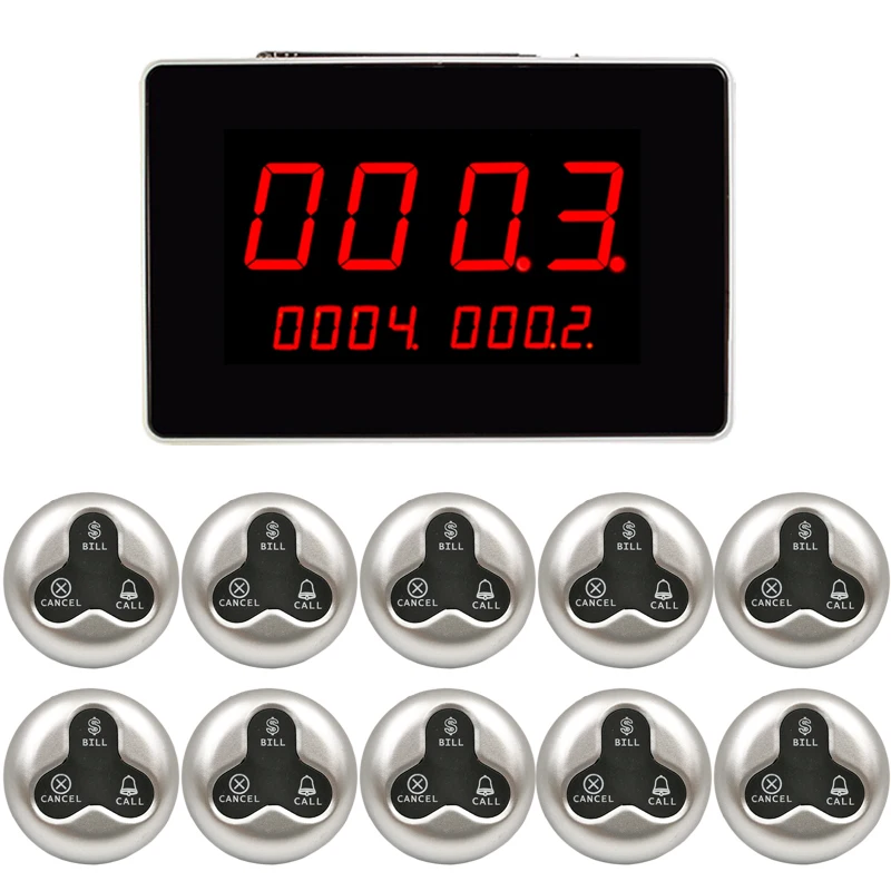 Electronic-Order-Call-Restaurant-System-Panel-Receiver-with-Waiter ...