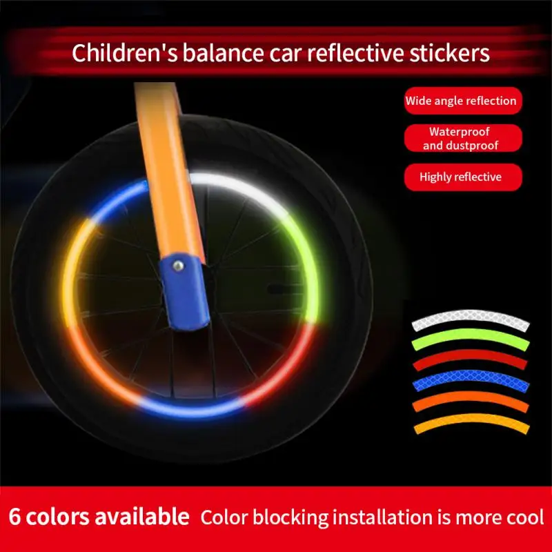 Bicycle-Rim-Tire-Reflective-Sticker-Durable-Strong-Reflective-General ...