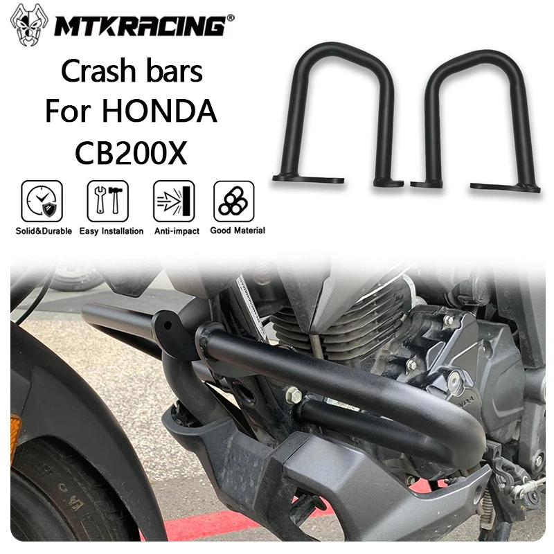 MTKRACING-Crash-bars-For-HONDA-CB200X-2021-2024-Motorcycle-Bumper ...