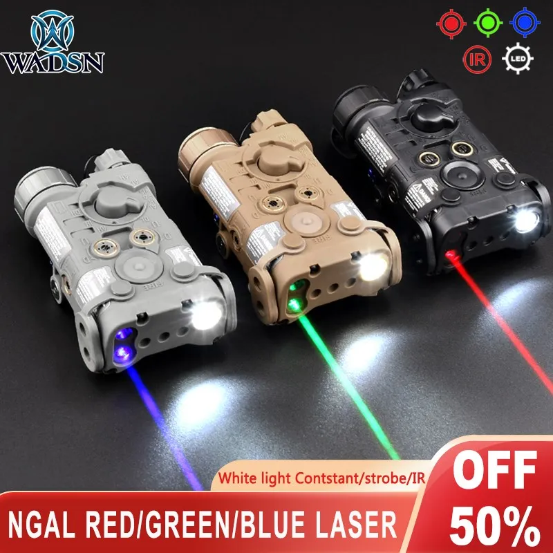 WADSN MIRA LÁSER Mini L3 NGAL Next Generation, punto verde y rojo, IR ...