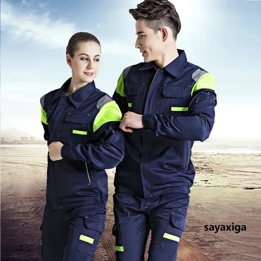 Working-Suits-Workwear-Clothes-Men-Women-Long-Sleeves-Workmen-Work ...