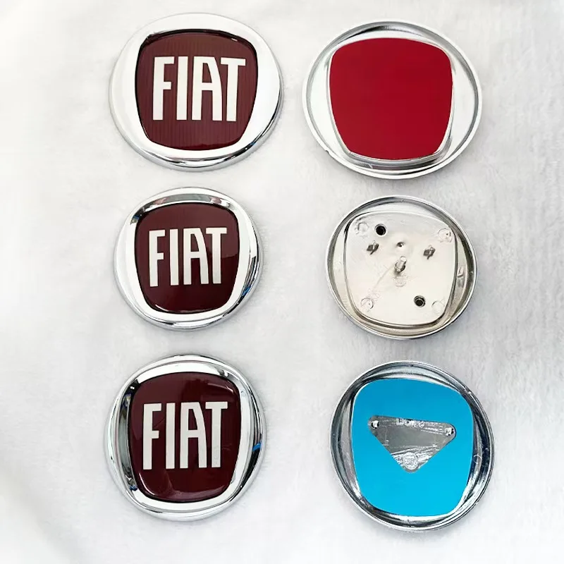 95mm 120mm 3pin sticker Car Front Hood Fiat Emblem Grille Accessories ...