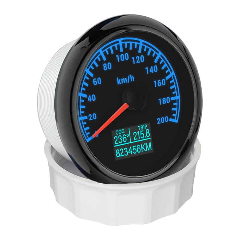 ELING Popular 85mm GPS Speedometer 0 30knots 0 120KMH 160 200MPH eling-popular-85mm-gps-speedometer-0-30knots-0-120kmh-160-200mph