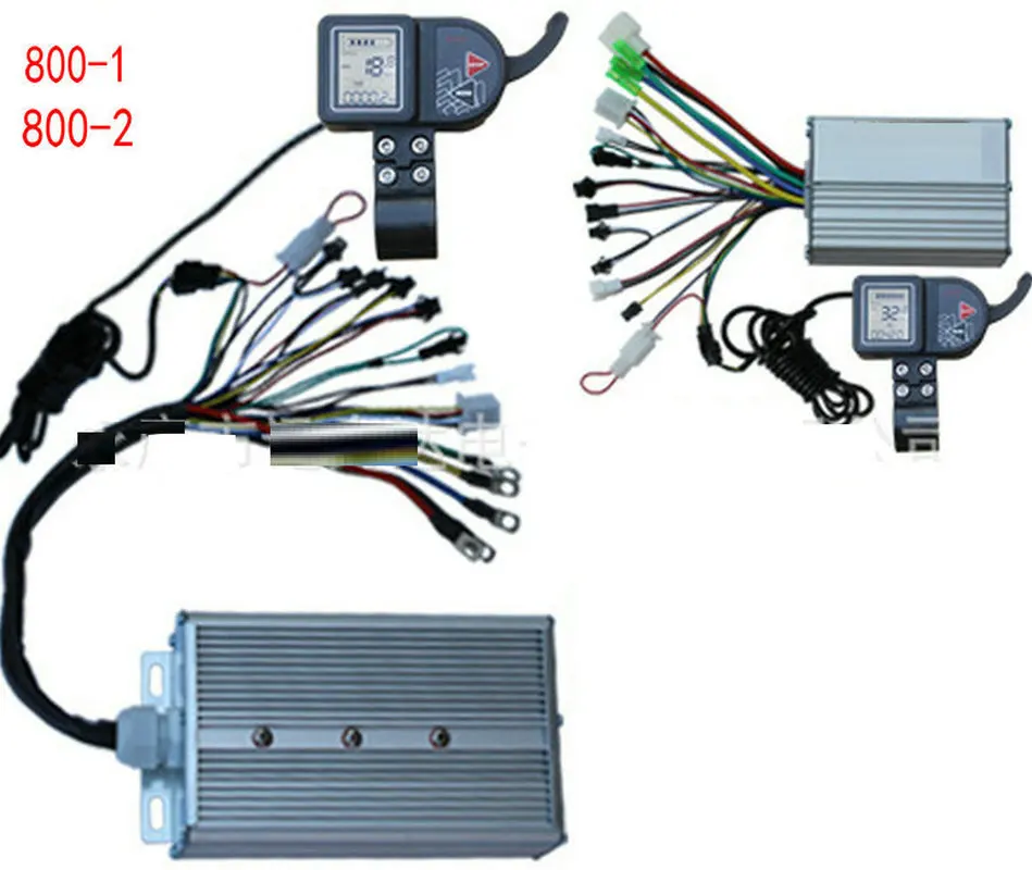800-1-800-2-Electric-Bicycle-Controller-White-Color-LCD-Display-With ...