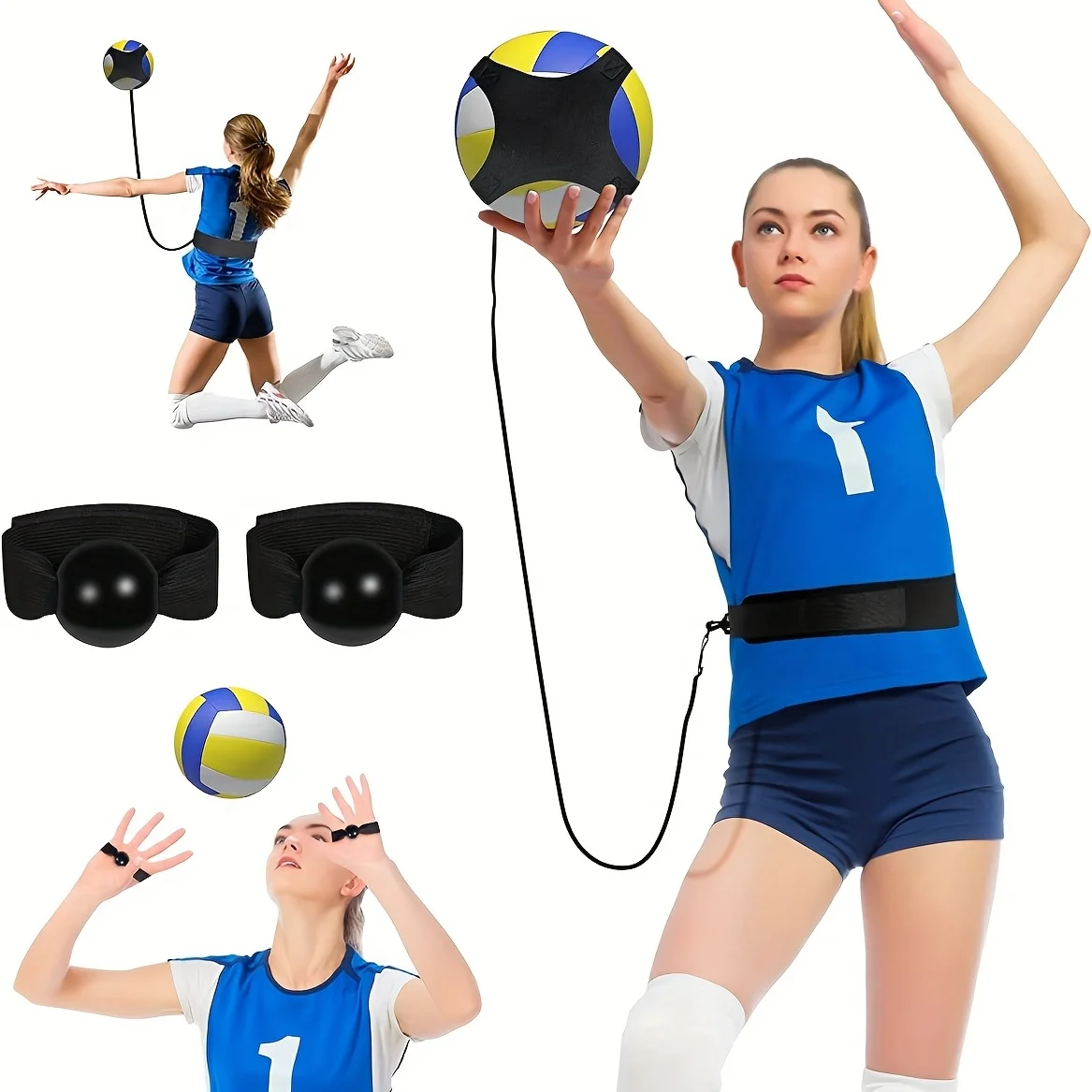 Kit Completo de Equipamento para Treino de Vôlei - Ajuste 20-46 e ...