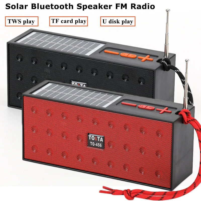 Mini-Portable-FM-Radio-Wireless-TWS-Stereo-Sound-Box-Solar-Charging ...
