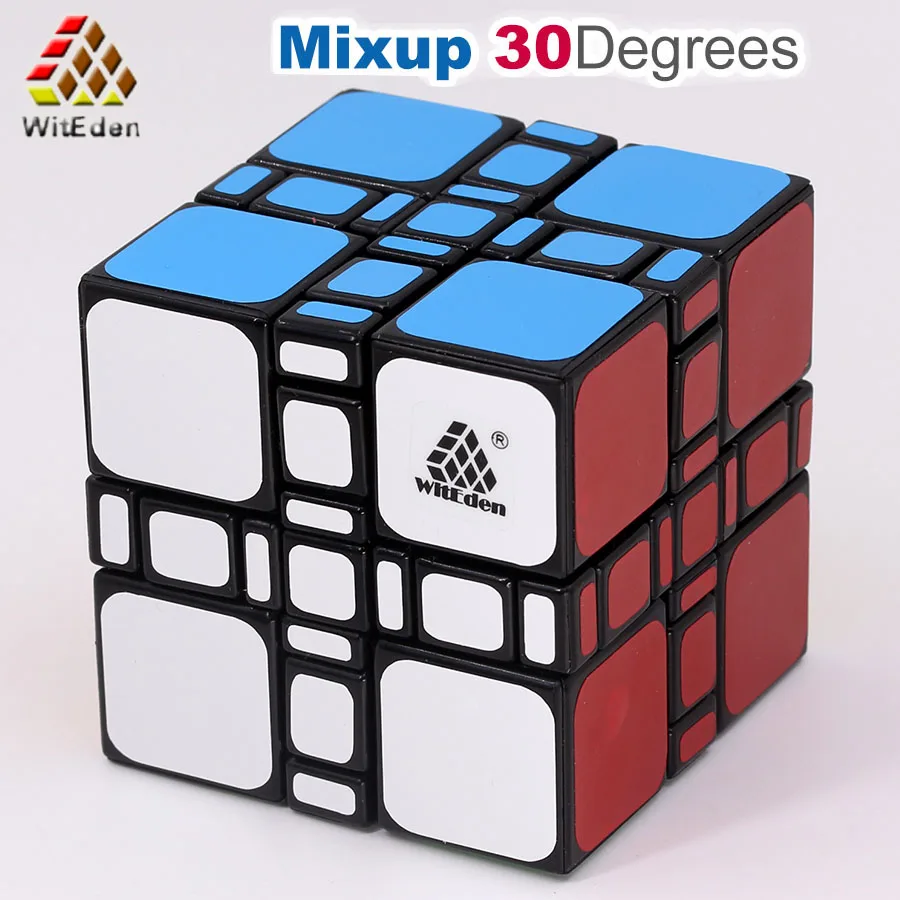 WitEden-30-Degrees-Mixup-3x3x3-Stickers-Puzzle-Cube-3x3-Professional ...