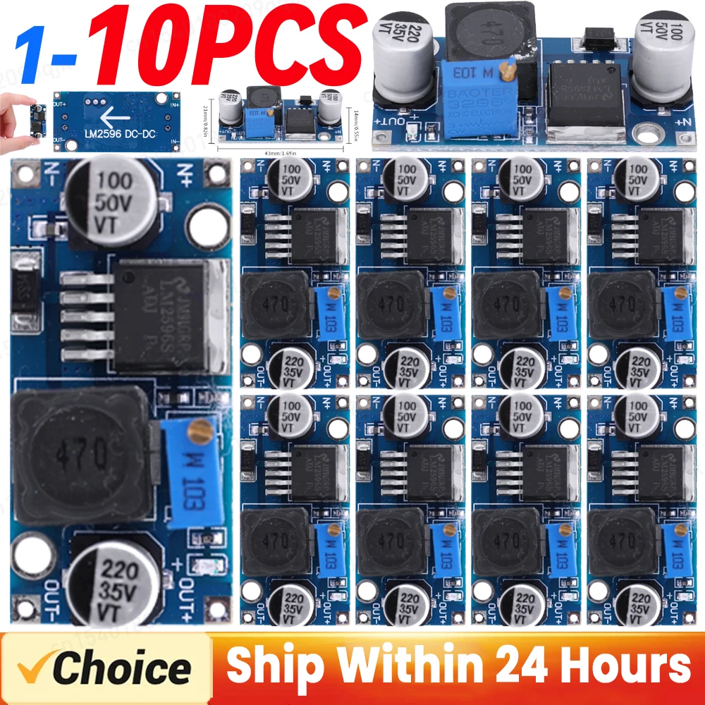 Adjustable-Output-LM2596S-Step-Down-Module-DC-to-DC-Buck-Converter ...