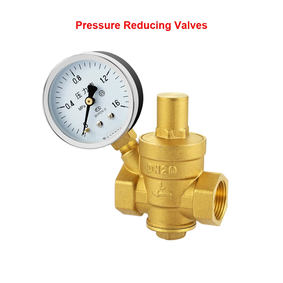 1-2-3-4-1-Brass-Pressure-Reducing-Valves-1-6-MPa-Pressure-Gauge ...