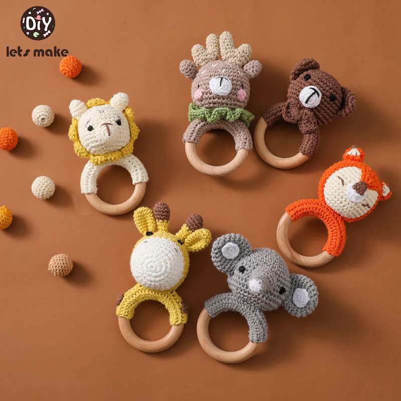 1pc-Baby-Teether-Music-Rattles-Crochet-Rattle-Toy-for-Kids-Animal-Ring ...