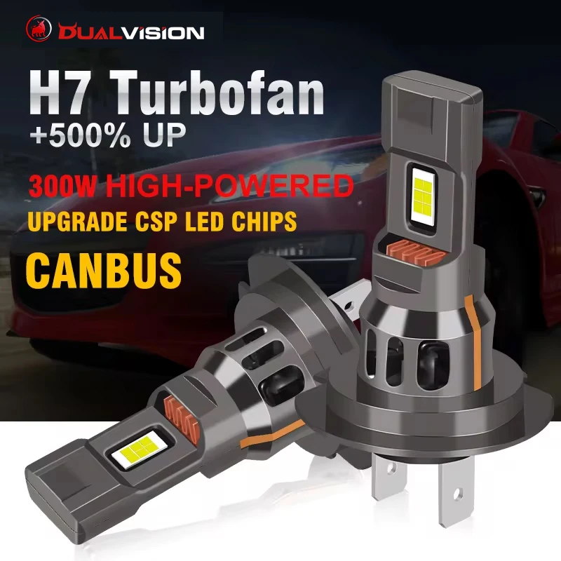 2Pcs-300W-Turbo-H7-LED-CANBUS-Lights-30000Lm-Mini-Head-Lamp-1-1-Size ...
