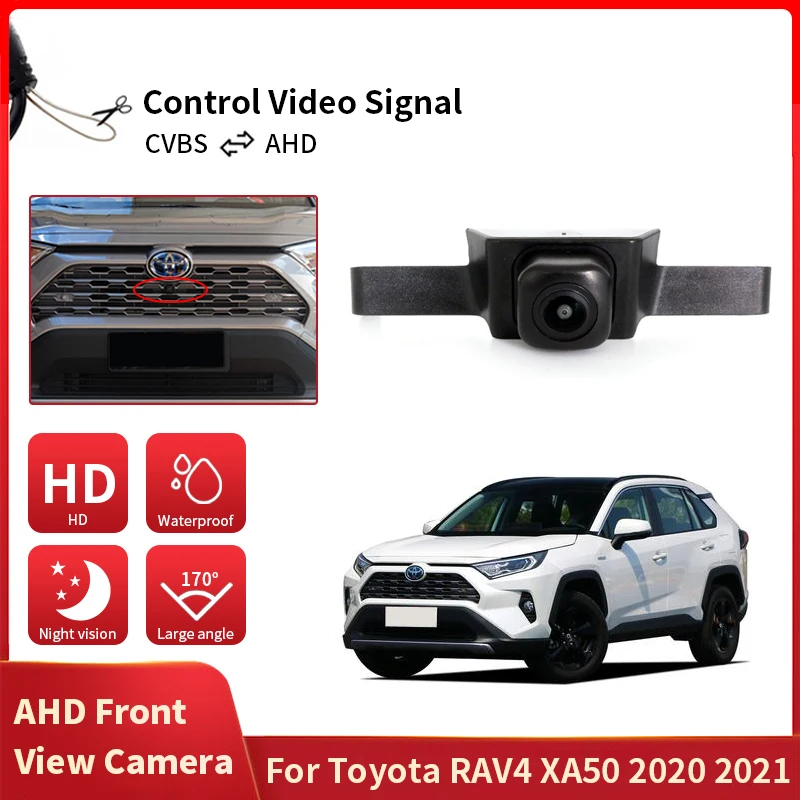 Telecamera-per-la-vista-frontale-dell-auto-AHD-per-Toyota-RAV4-XA50 ...