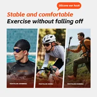 POLVCDG bone conduction swimming earphones IPX8 waterproof 32GB memory ...