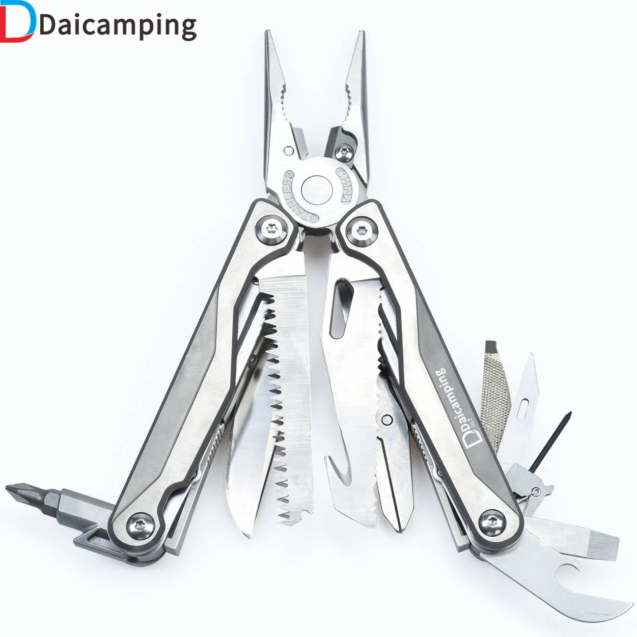 Daicamping-DL7-Titanium-alloy-handle-Outdoors-Multi-tools-Clamp-Folding ...