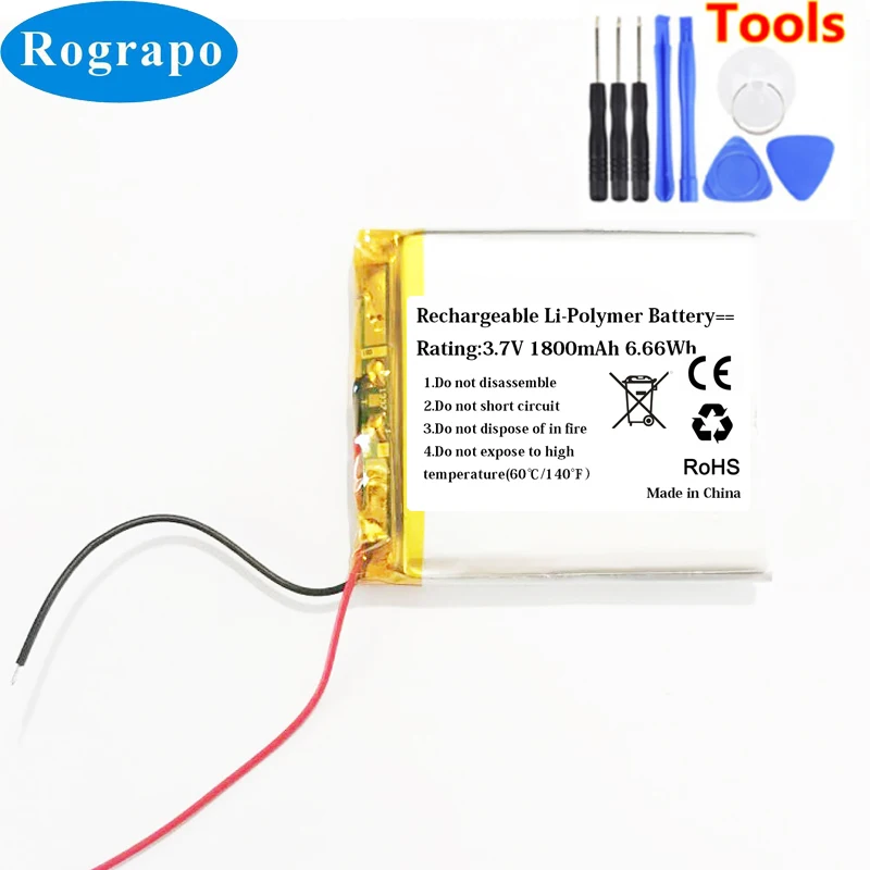 New-3-7V-1800mAh-Replacement-Battery-For-Fiio-Q1-Mark-II-Accumulator ...
