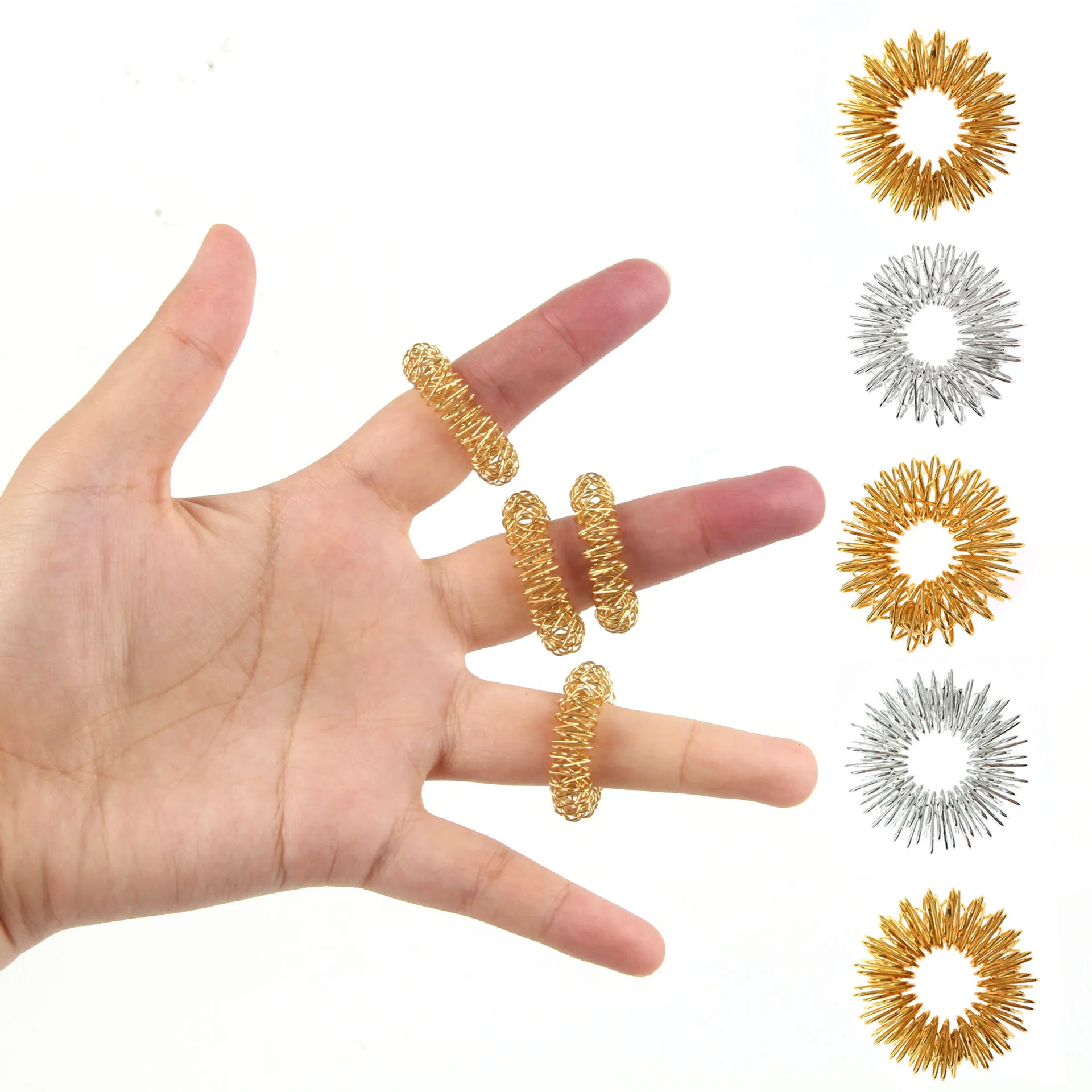 5pcs-Lot-Finger-Massage-Ring-Acupuncture-Ring-Health-Care-Body-Massager ...