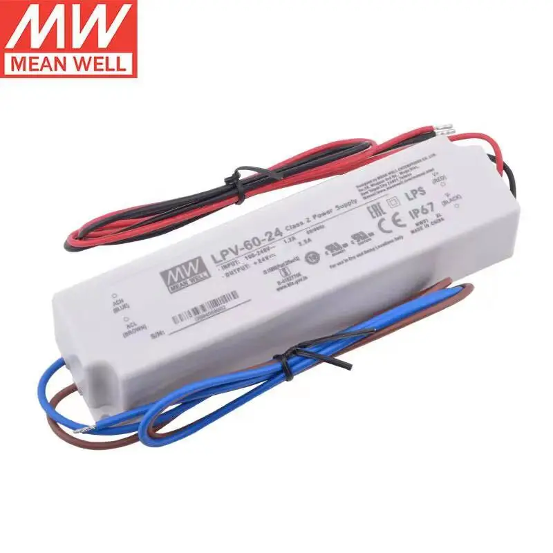 Tai-Wan-MEAN-WELL-LPV-60-24-24V-2-5A-60watt-Single-Output-Switching ...