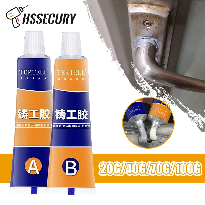 100/70/20g Industrial Repair Paste Glue Heat Metal Cold Weld Repair ...