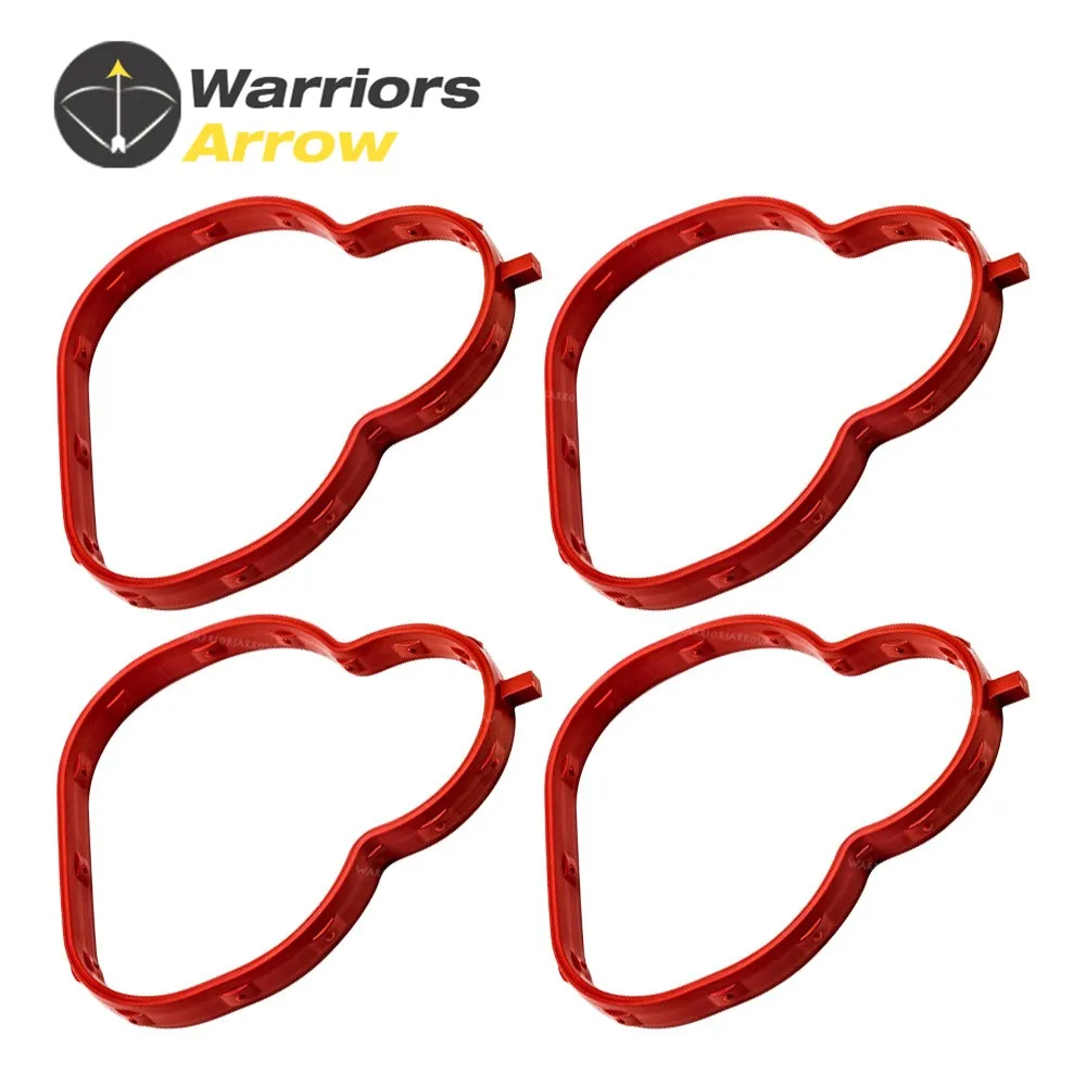 4Pcs Intake Manifold Gasket Plastic Red ZJ0113111 13191600 For Mazda 2 ...