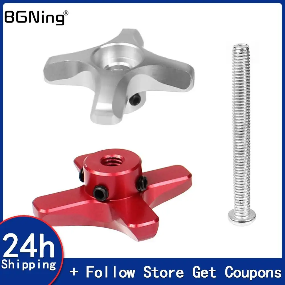 M8-Thread-Stainless-Steel-Metal-Plum-Hand-Tighten-Screw-Clamping-Knob ...