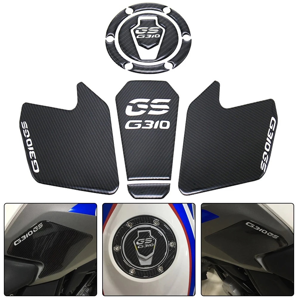G310GS Carbon Fiber Texture Stickers Fits For BMW G 310GS G310 GS 2018 ...