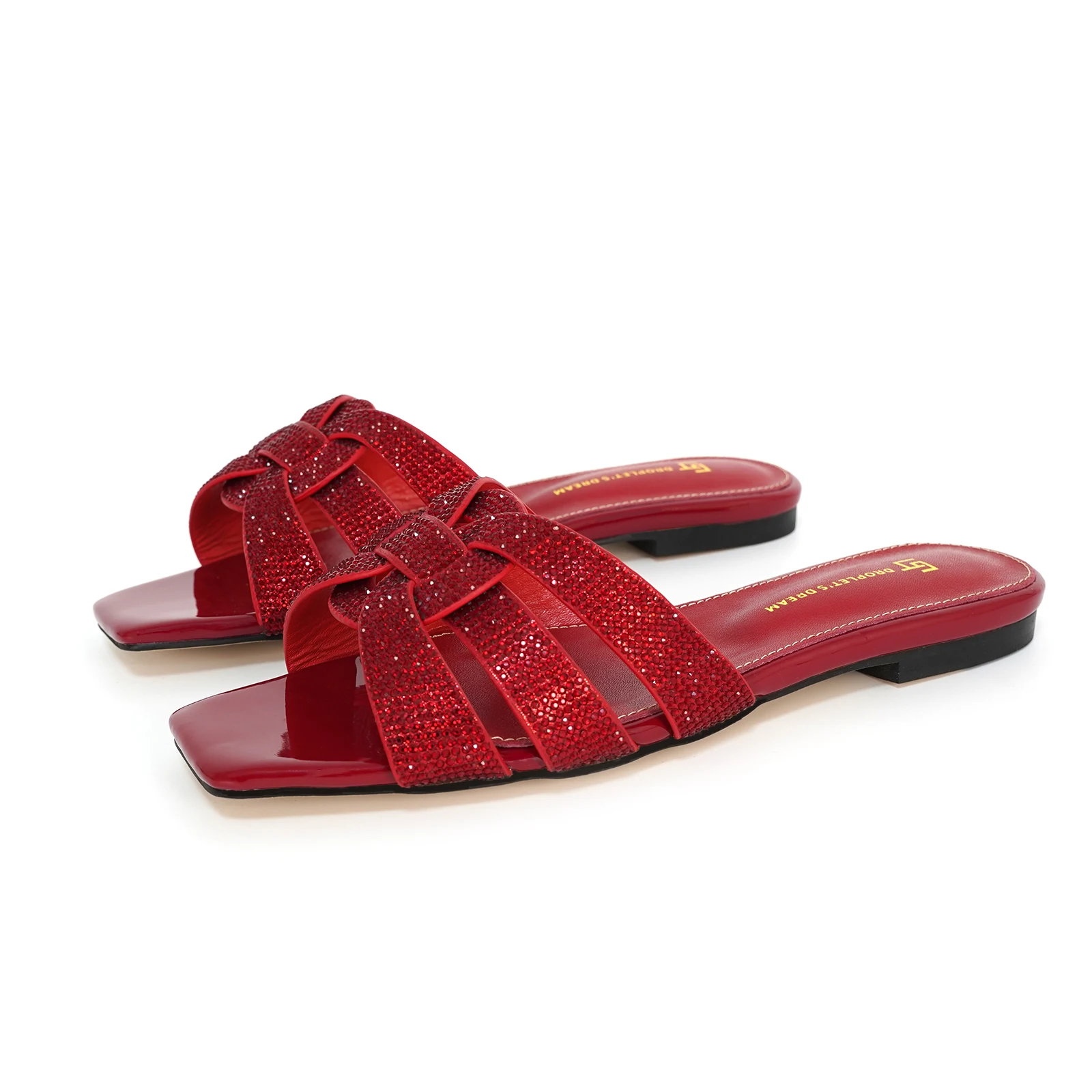 Classic-Style-Y-Flat-Head-Anti-slip-Water-Diamond-Slippers-Luxury-Brand ...