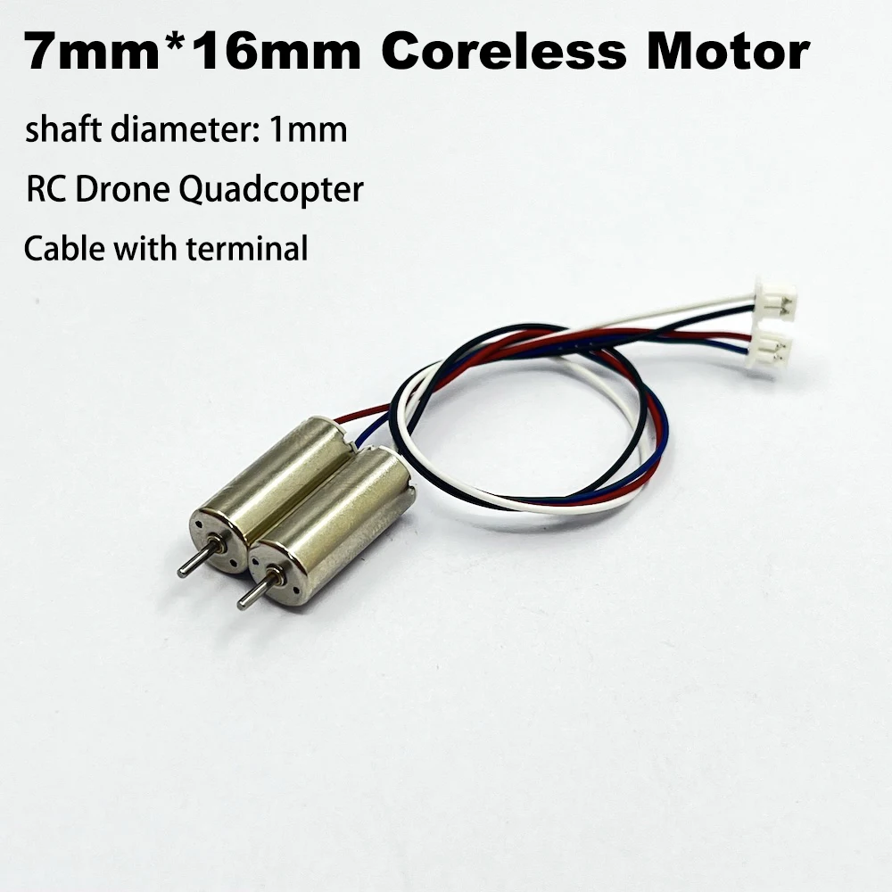 7mm-16mm-Mini-Coreless-Motor-1mm-Shaft-DC-3V-3-7V-High-Speed-RC-Drone ...