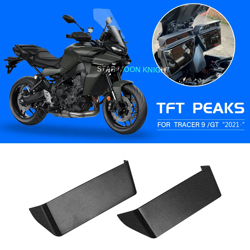 ABS-plastic-TFT-Peaks-Visor-For-Yamaha-Tracer-9-Tracer9-GT-tracer9gt ...