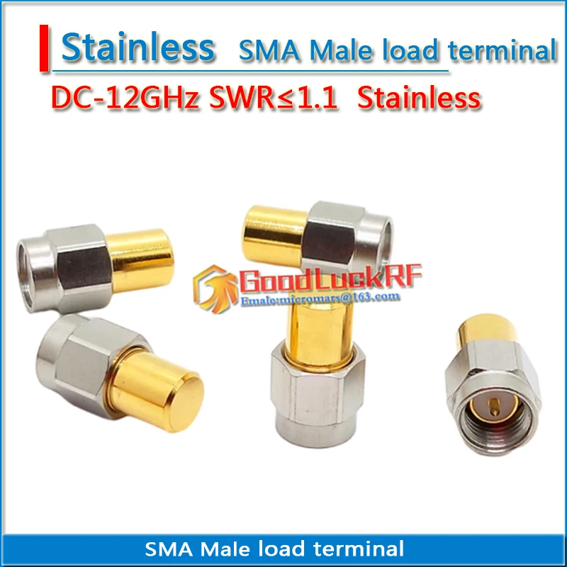 High-quality-SMA-Male-load-coaxial-Termination-DUMMY-load-DC-12GHz-SWR ...