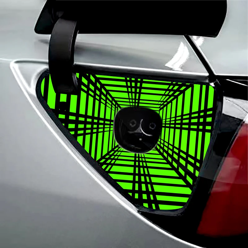 For-Tesla-Model-Y-Model-3-Model-S-Type-1-charging-port-sticker-Luminous ...