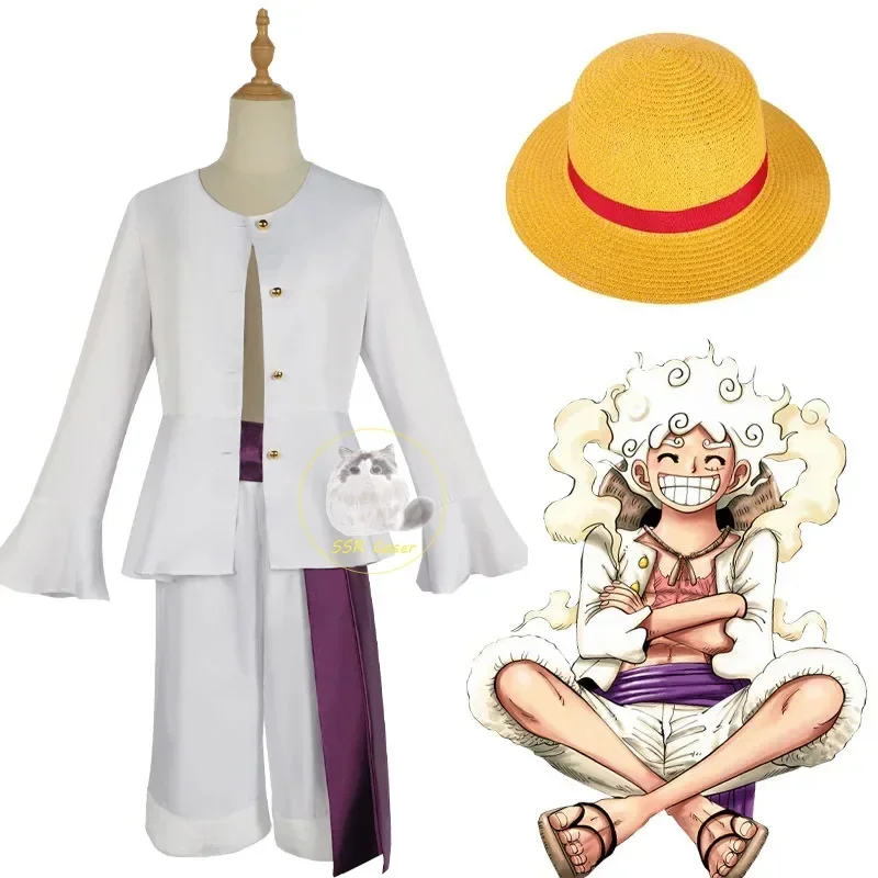 Anime Monkey D Luffy Cosplay Costume Nika Luffy Cosplay Costume Fifth ...