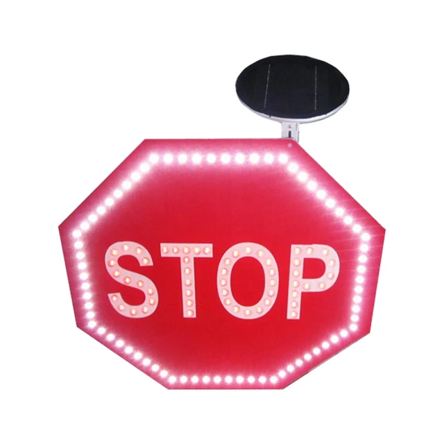 Pink Stop Sign
