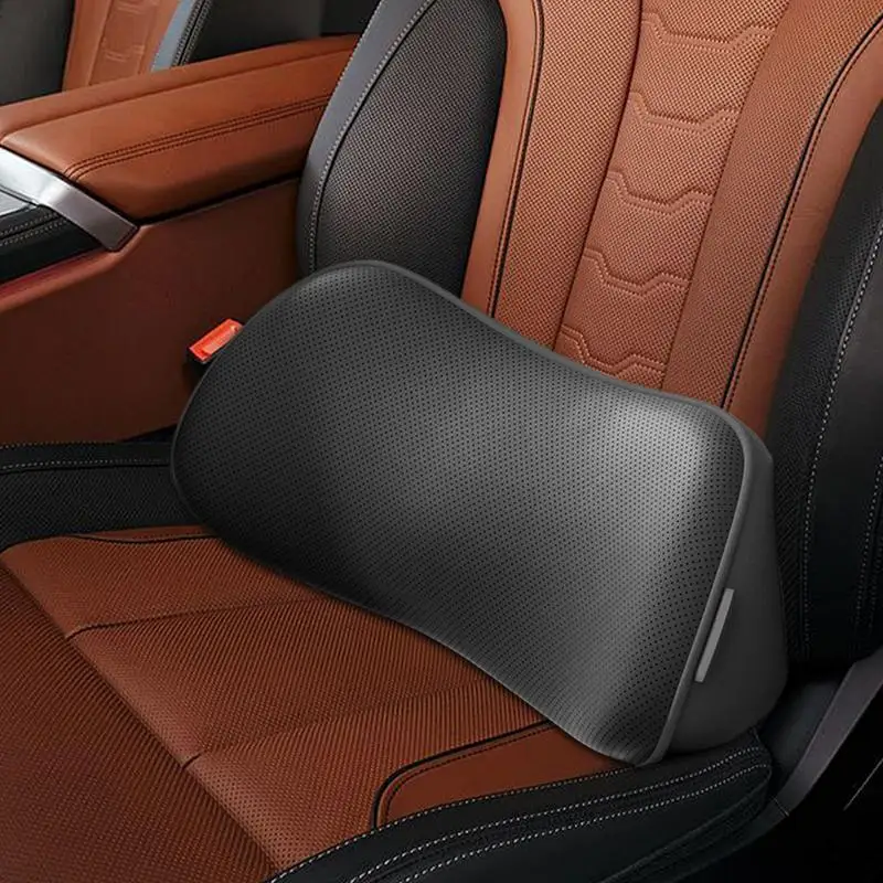 Car Lumbar Support for Driving Seat Ergonomic Soft Back Support Pillow ...