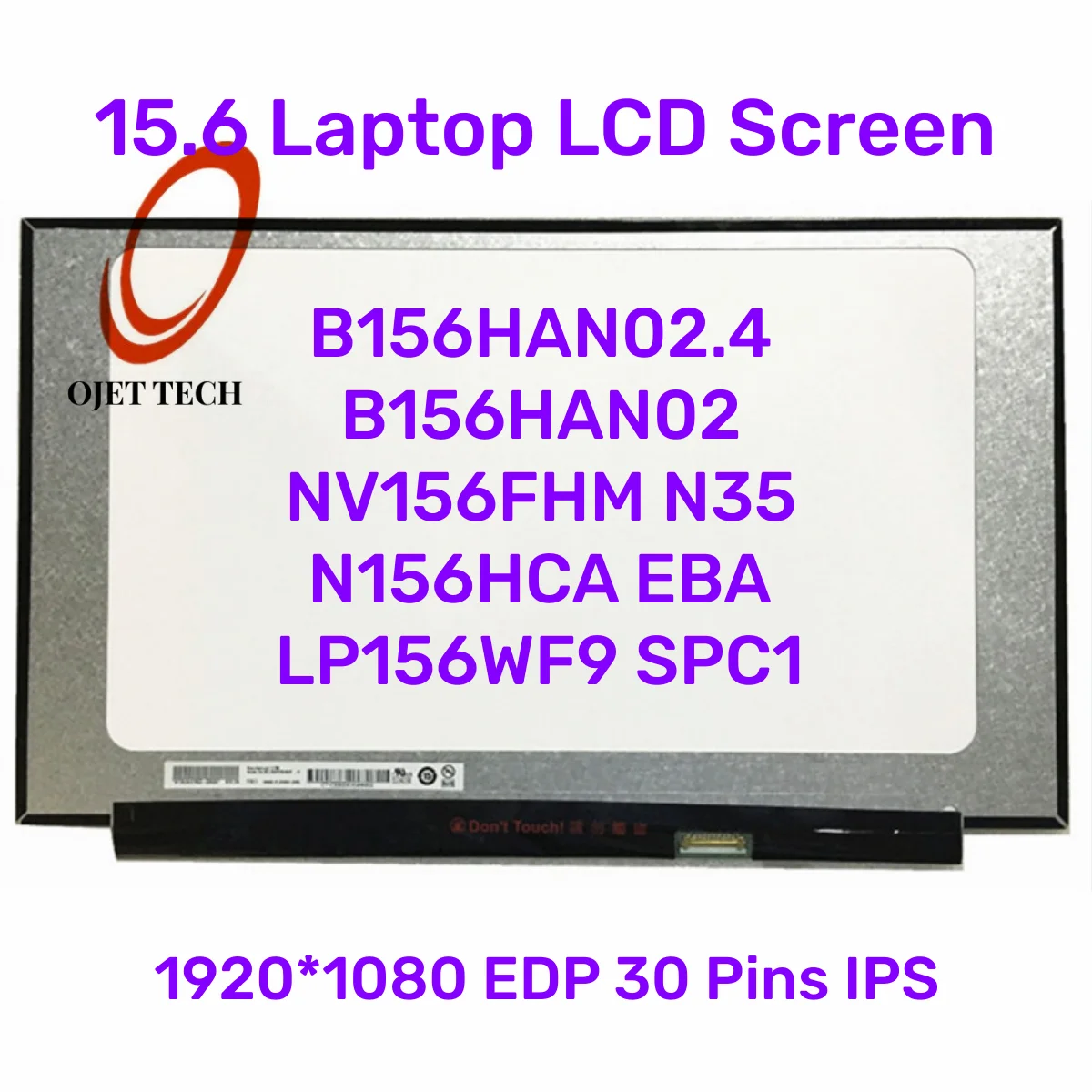 NOVA-B156HAN02-B156HAN02-NV156FHM-N35-N156HCA-EBA-LP156WF9-SPC1-Laptop ...