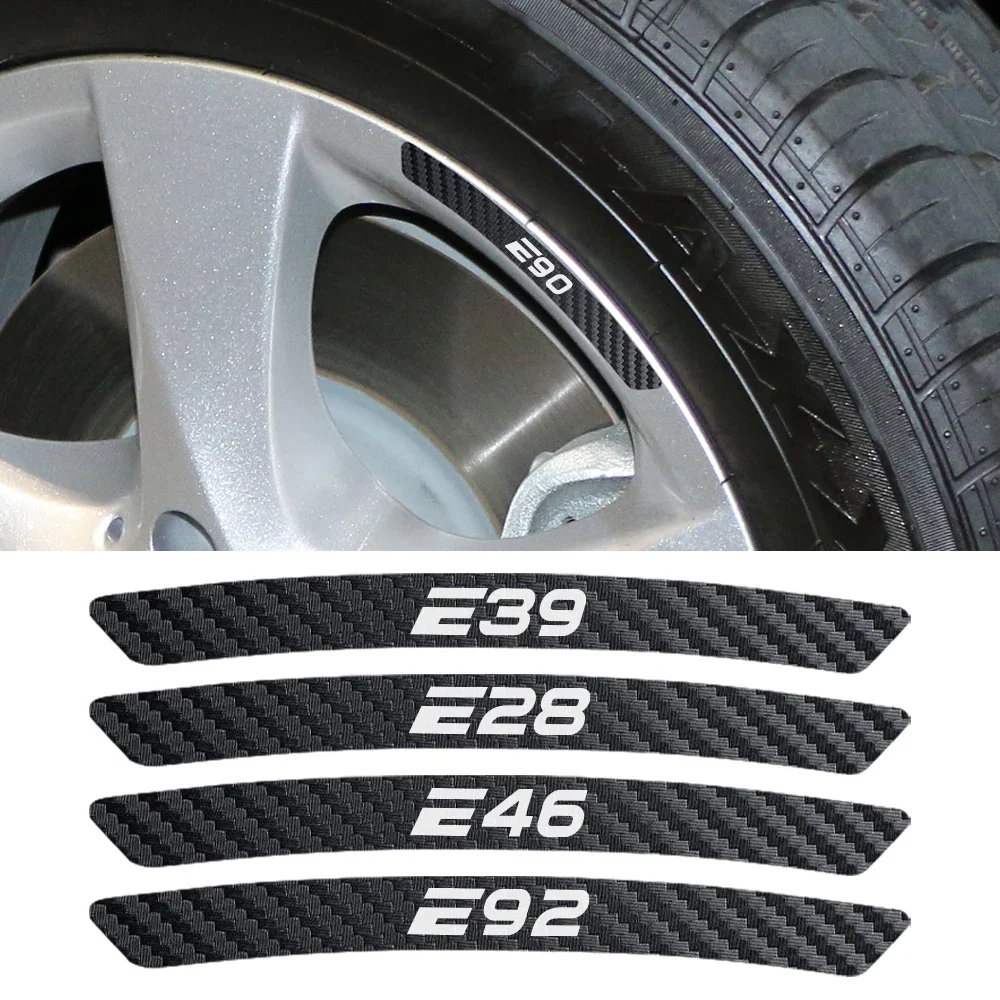 4PCS-Car-Tire-Wheel-Rim-Decor-Stickers-Exterior-Accessories-For-BMW-E39 ...