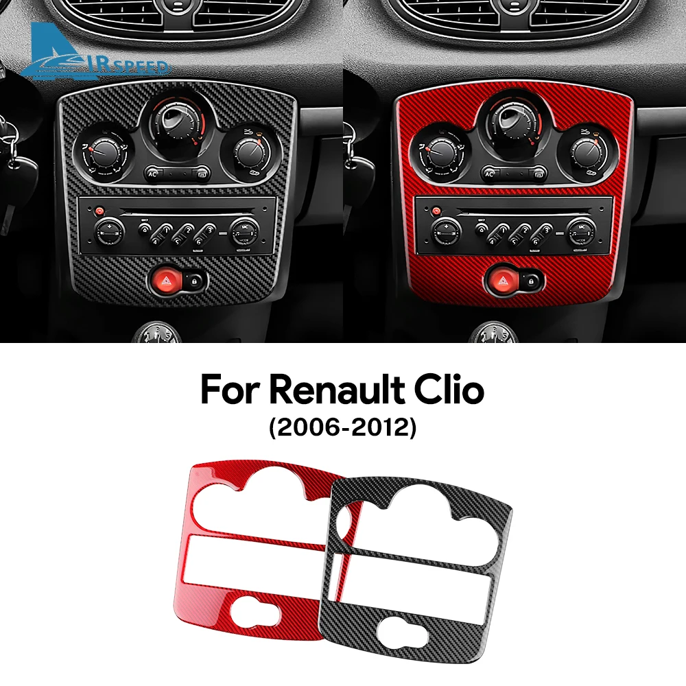 Real-Soft-Carbon-Fiber-Sticker-For-Renault-Clio-2006-2007-2008-2009 ...