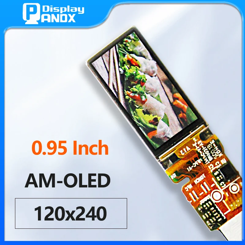0.95" AMOLED Display 120×240 SPI On-Cell PCAP Touch Screen Sunlight ...