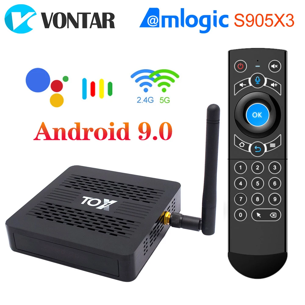 Tox1 Android Tv Box 9 Smart Tv Box Tox 1 Tvbox 4gb 32gb Amlogic S905x3 ...