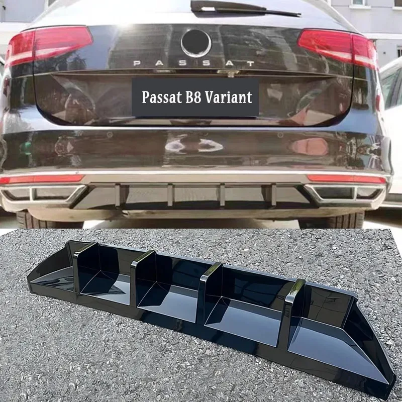 For-VW-Passat-B8-Variant-2015-2019-Standard-Car-Rear-Bumper-Diffuser ...