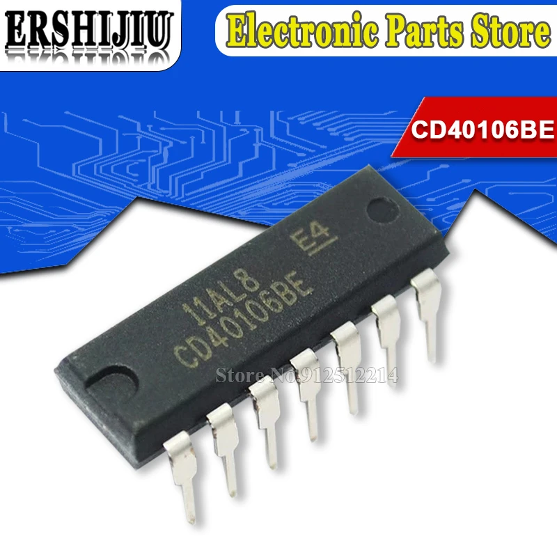 10PCS CD40106BE CD40106 DIP 14 CD40109BE CD40109 CD40174BE CD40174 CD40110BE CD40110 CD40175BE ...