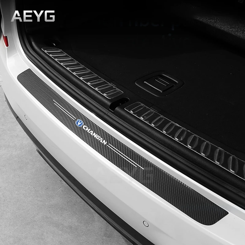 Carbon-Fiber-Car-Rear-Bumper-Protection-Sticker-For-Changan-CS75-PLUS ...