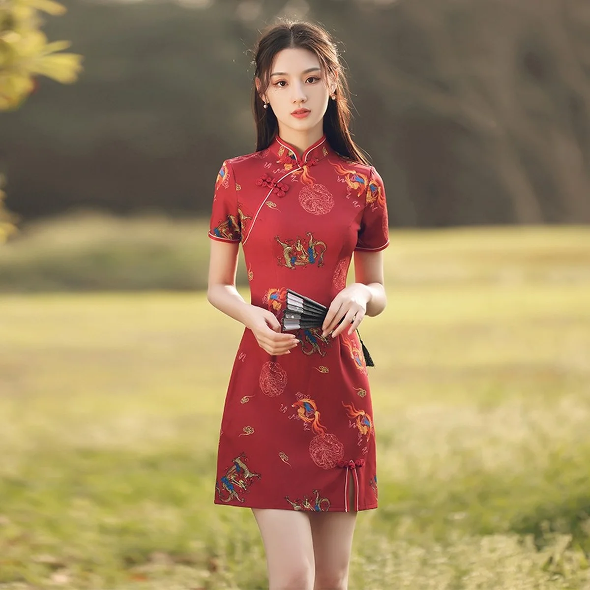 Short Chinese Qipao