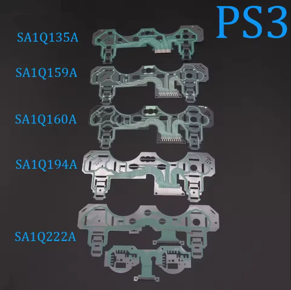 5X Replacement for PS3 Game Controller Conductive Film Keypad Button ...