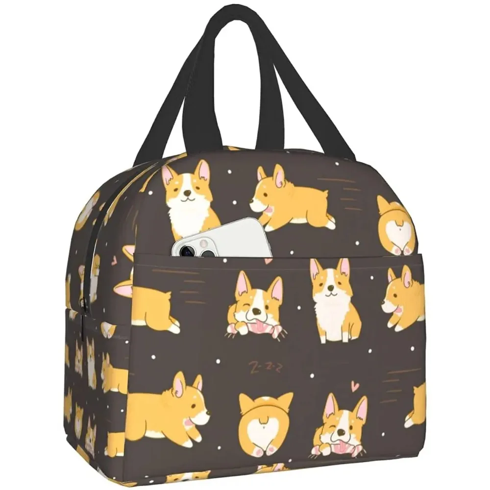 Kawaii-Corgi-Lunch-Bag-Cooler-Tote-Bag-Insulated-Lunch-Box-Thermal ...