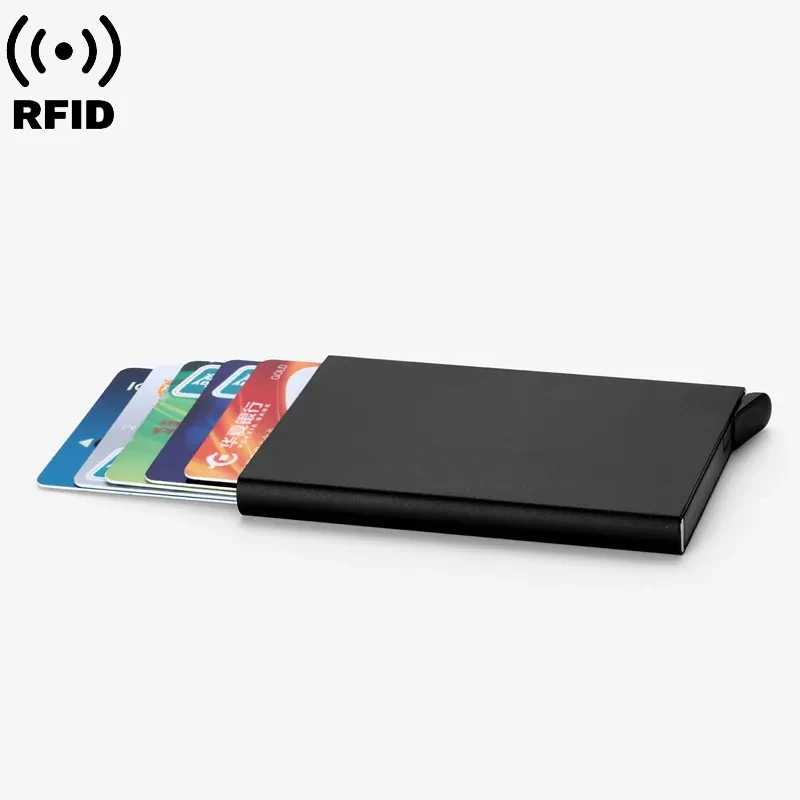 Billetera-inteligente-Rfid-para-hombre-y-mujer-tarjetero-de-Metal ...