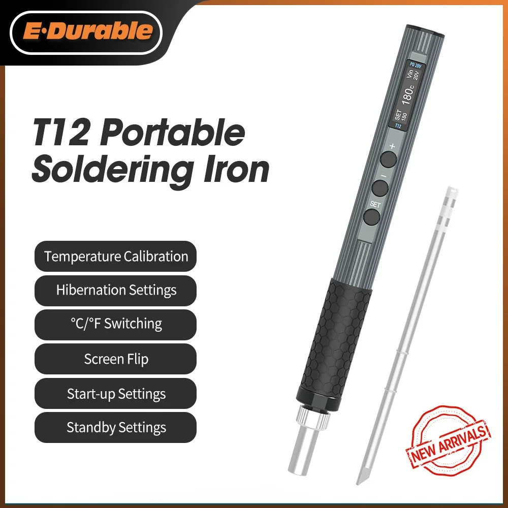 T12-Electric-Soldering-Iron-65W-OLED-Display-Welding-Pen-Fast-Melting ...